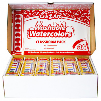 8 ct. Washable Watercolor Classroom Pack 36 ct. - 02401-36